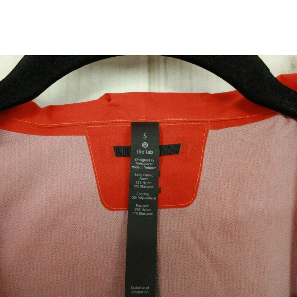 lululemon athletica | Jackets & Coats | Nwt Lululemon Red Nylon The Lab ...